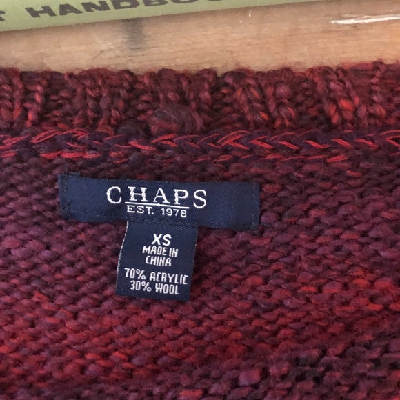 Chaps | Sweaters | Chaps Ombr Stripe Wool Blend Sweater | Poshmark